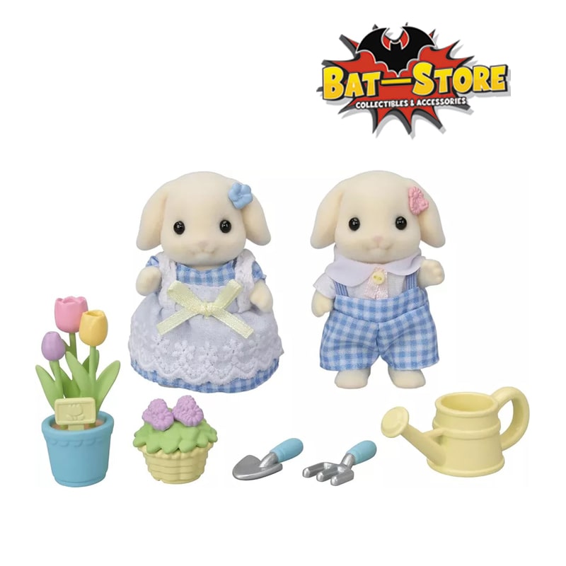 Sylvanian Families Flora Rabbit Sibling Care DF-25 (Hermanos conejos F ...
