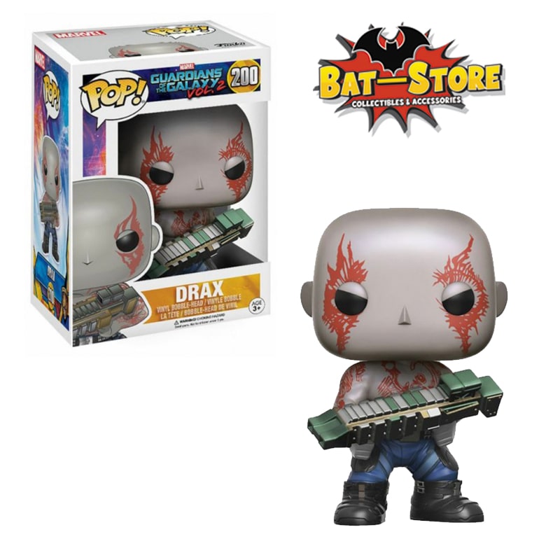 Funko Pop Drax #200 Guardians of the Galaxy Vol-2 Marvel – batstoretgz